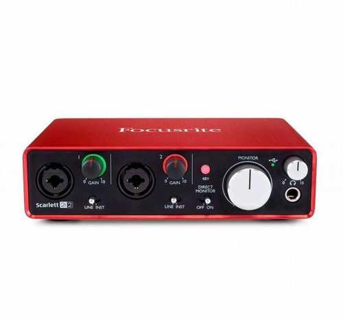 Аудио интерфейс focusrite scarlett 2I2 2ND GEN