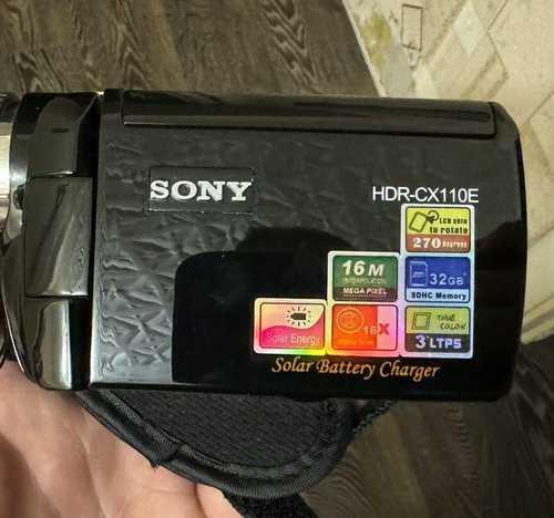 Видеокамера sony handycam флешкой