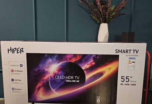 Телевизор hiper SmartTV 55" qled 4K QL55UD700AD