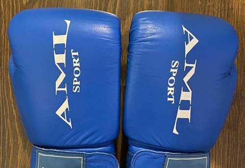 Боксерские перчатки AML sport 10 oz новые