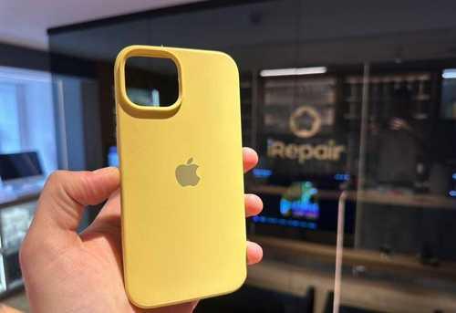 Чехол Silicon Case iPhone 14 (Yellow)