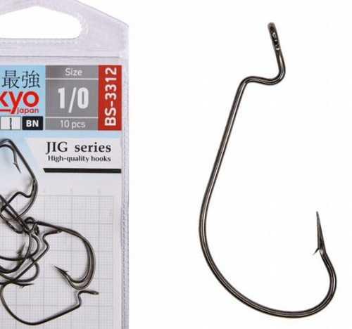 Крючки офсетные Saikyo BS-3312 Offset Hook