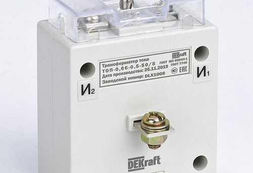 DEKraft Трансформатор тока топ-0,66 0,5 5/5 5ва