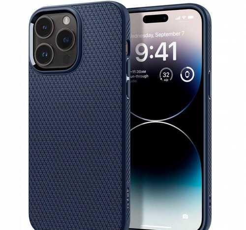 Чехол Spigen Liquid Air iPhone 14 Pro Navy Blue