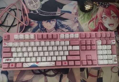 Механическая клавиатура akko 3108 V2 розовая