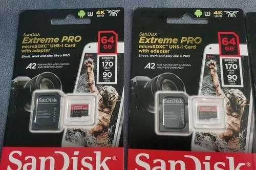 Sandisk Extreme Pro 64Gb Dji Mini 3 pro