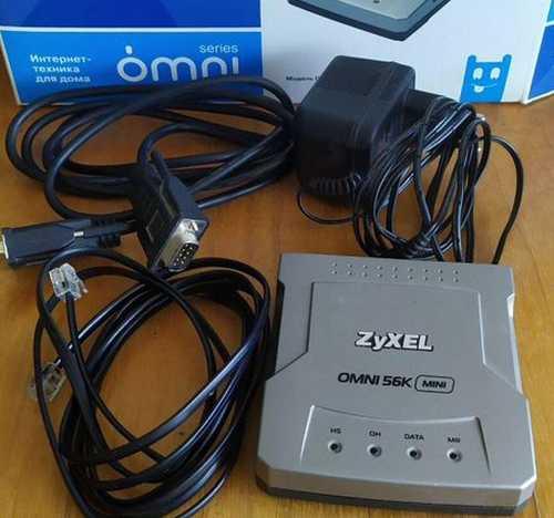 Модем zyxel omni 56K mini EE