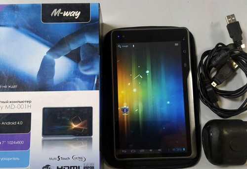Планшет M-way MD-001H 7 дюймов, Wi-Fi, MicroSD