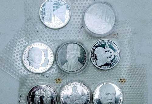 Серебряные монеты Германии Личности