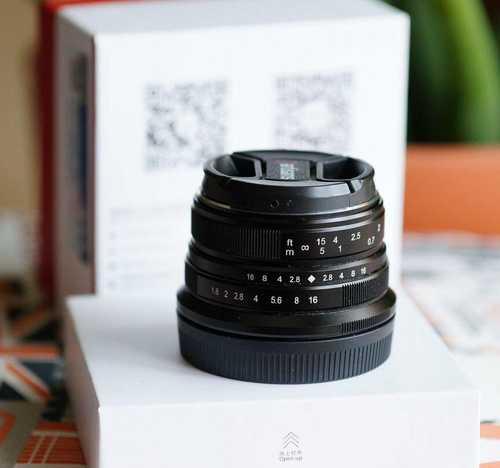 Объектив 7Artisans 25 mm F1.8 APS-C Sony E