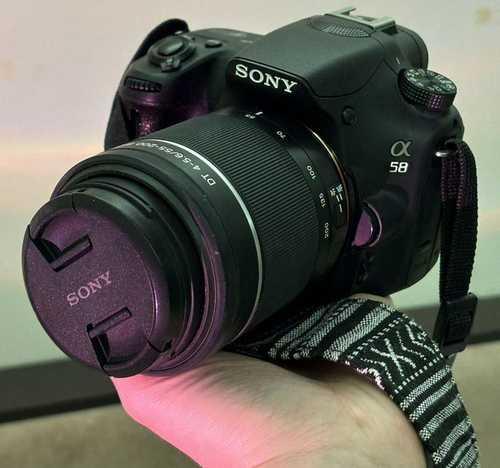 Зеркальный фотоаппарат sony alpha 58