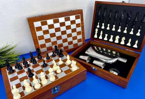Мужской подарочный набор шахмат 4в1