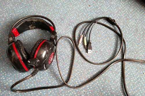 Продам наушники a4tech bloody G300