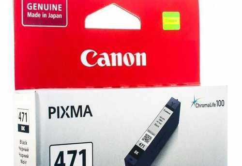 Картридж Canon CLI-471 BK Струйный Черный 376стр