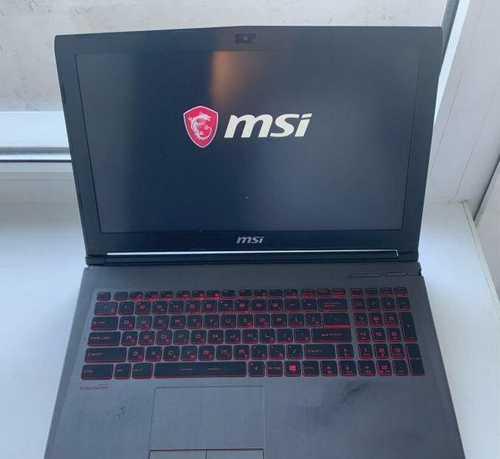 Игровой ноутбук MSI GV62 7RD