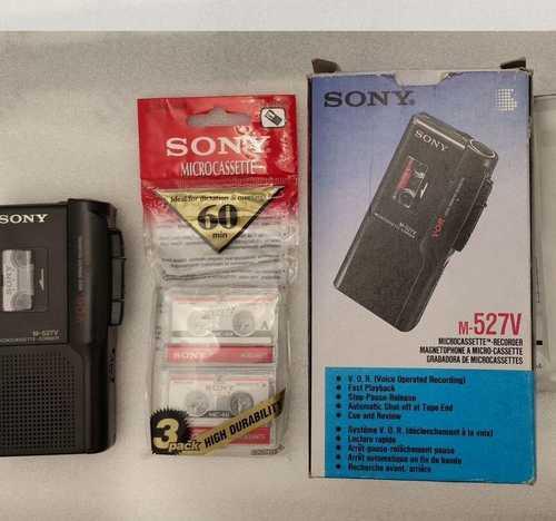 Кассетный диктофон Sony m-527v