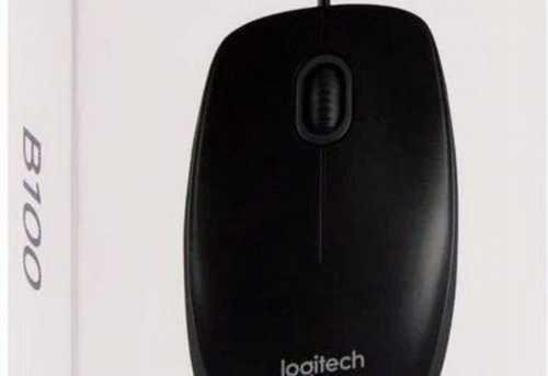 Мышь проводная Logitech B100 (910-003357) Black