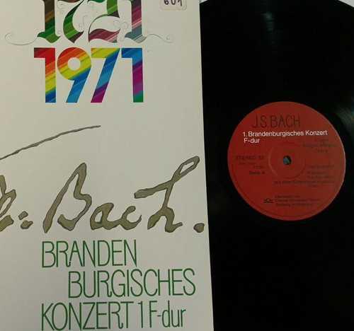 Bach Harnoncourt Brandenburgisches Konzert винил