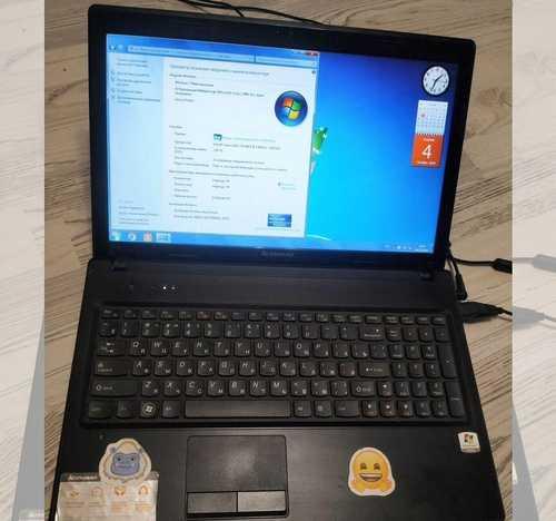 15.6" Lenovo G570, Celeron, RAM 2 ГБ, 320 ГБ, Intel HD Graphics