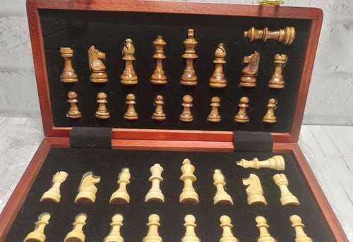 Шахматы деревянные магнитные