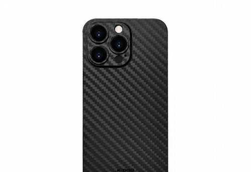 Чехол для iPhone 15 Pro max KDoo Air Carbon чёрный