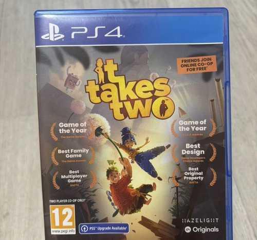 Игра на ps4 it takes two диск