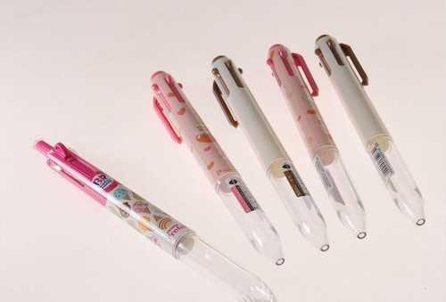 5шт) Многоцветные Ручки на 5 стержней Япония (Лот