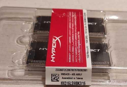 Sodimm DDR3L Kingston HyperX Impact 16GB (2x8GB)