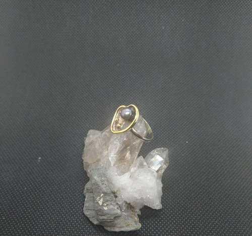 Кольцо с жемчугом