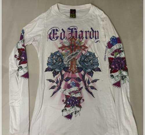 Лонгслив платье ed hardy