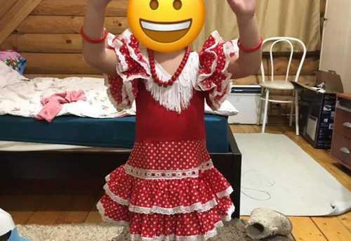 Платье танцевальное испанское 98 см