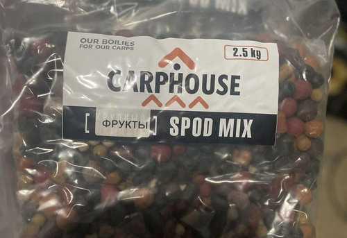 Бойлы Carp house : Spod mix фруктовый микс 2.5kg