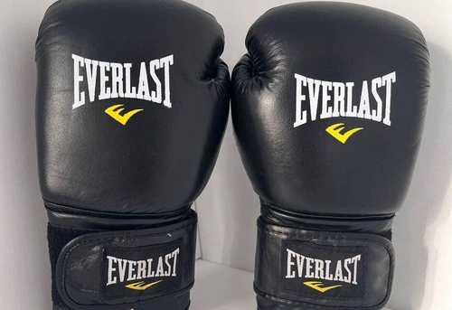 Боксерские перчатки everlast кожаные