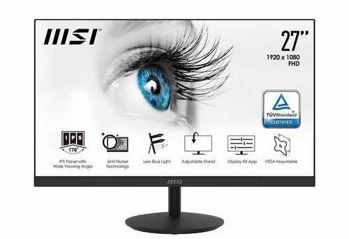 Монитор MSI Pro MP271A 27", черный