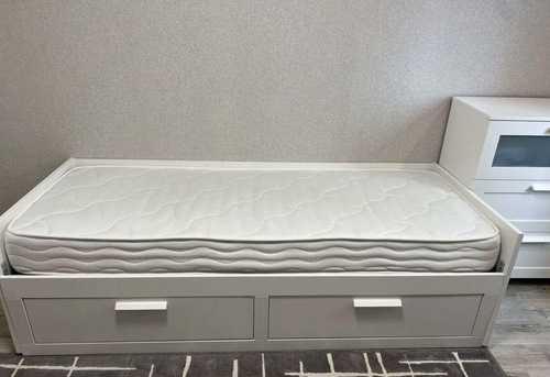 Кровать двухспальная 160x200 IKEA Brimnes