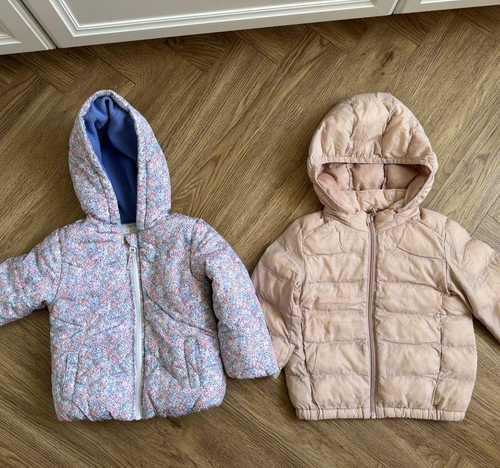 Курточка для девочки uniqlo, mothercare 86