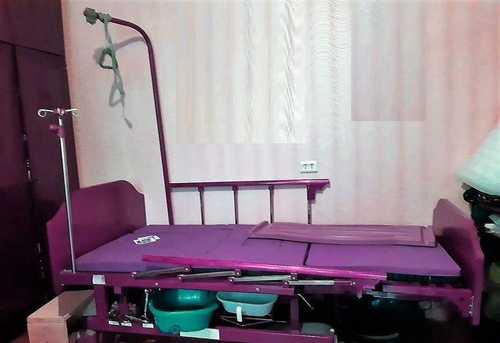 Медицинская кровать для лежачих больных apeнда D45