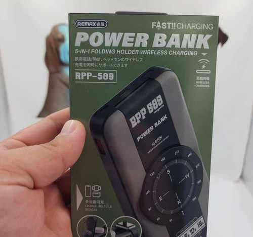 Remax RPP-589 Powerbank 10000 мАч 20 Вт 5 в 1 Со с