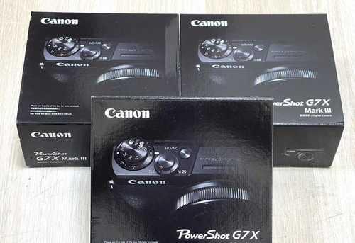 Canon PowerShot G7X Mark III Новый, Русское меню