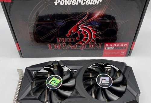 Видеокарта RX 590 PowerColor Red Dragon 8gb