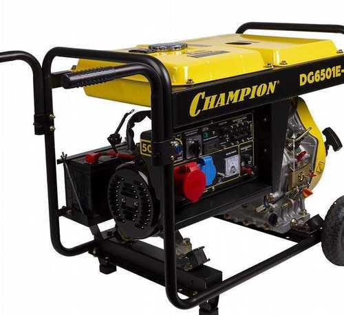 Дизельный генератор Champion DG6501E-3