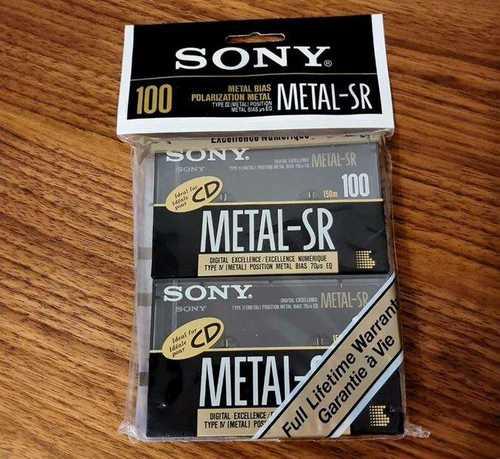 Аудиокассеты новые запечатанные Sony Metal-SR
