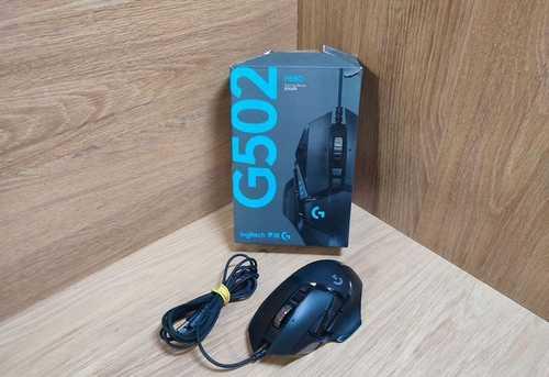 Мышь проводная Logitech G502 hero черный