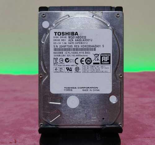 HDD Жесткий диск 250 Gb/toshiba/2,5"