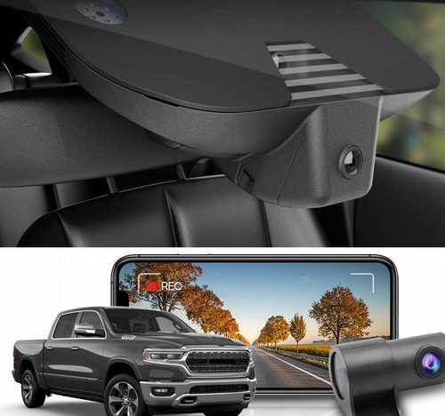 Видеорегистратор перед и зад RAM 1500