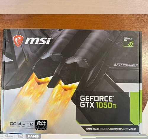 Видеокарта MSI gtx 1050 ti 4gb gddr5