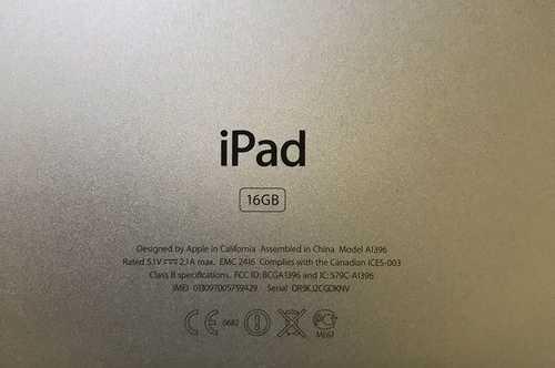 iPad а1396