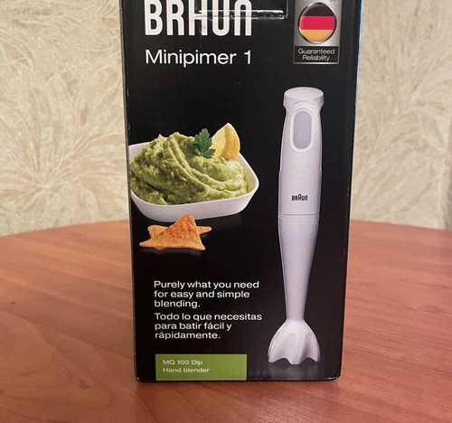 Новый погружной блендер Braun MQ-100 DIP