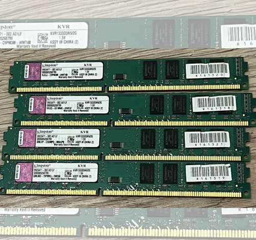 RAM ddr3 8gb (2gb * 4шт)