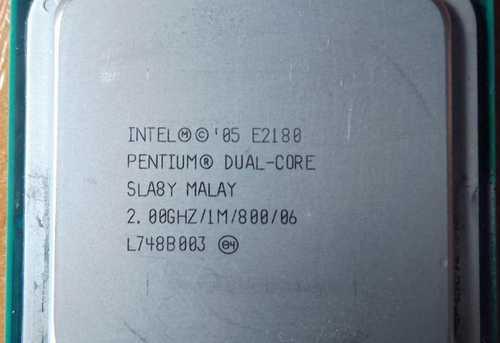 Intel процессор E2180, E4300, E2140
